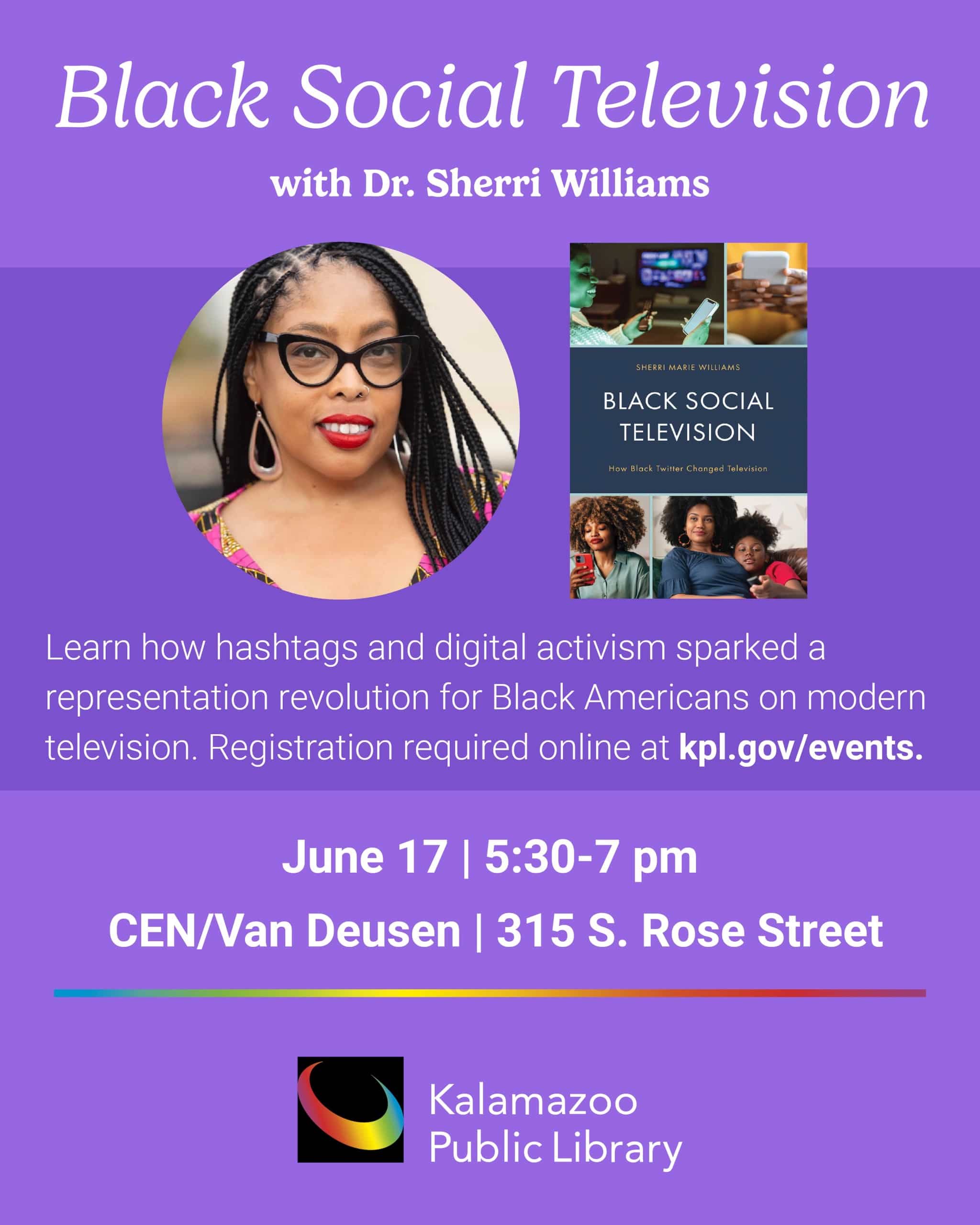Book talk: Black Social Television with Dr. Sherri Williams – NowKalamazoo