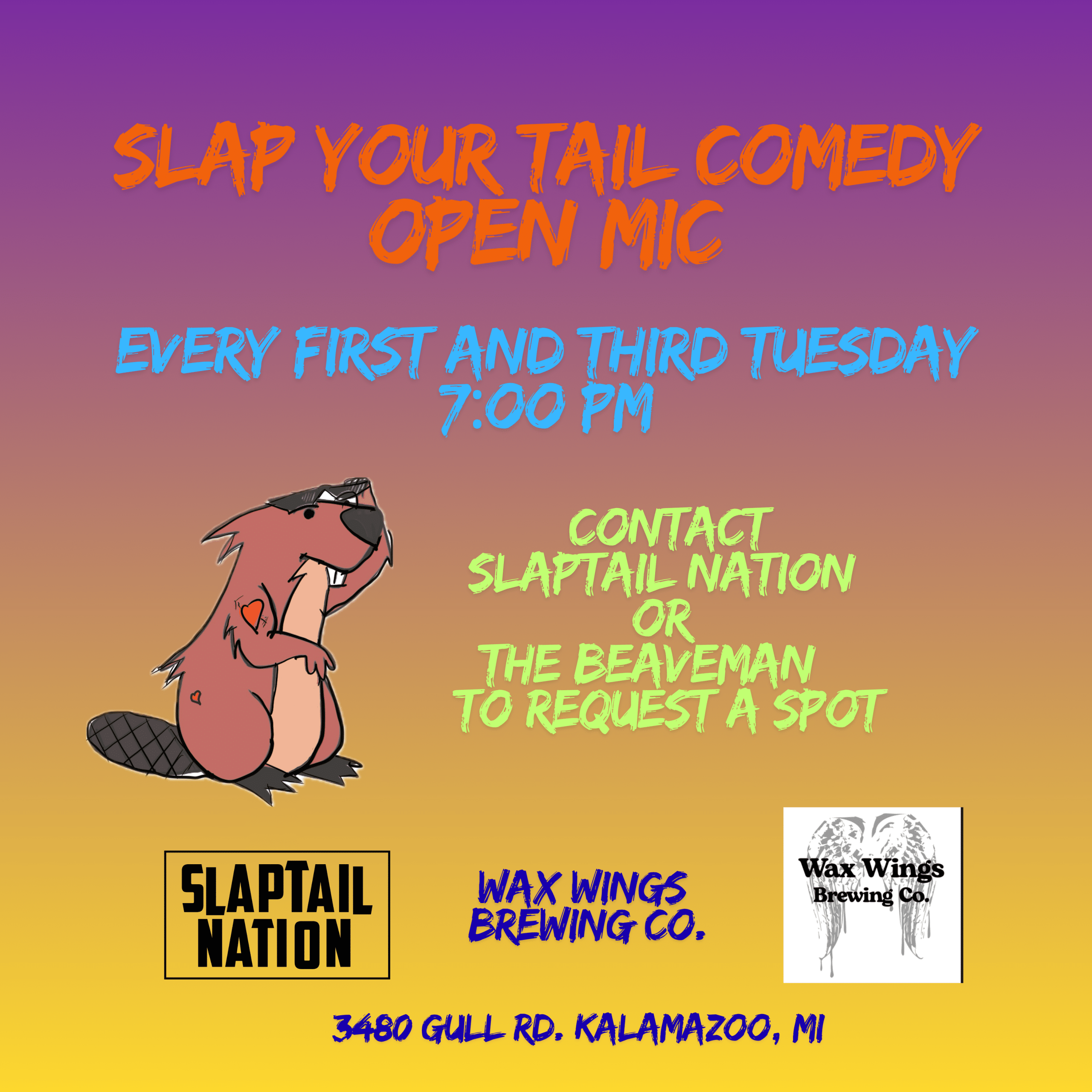 Slap Your Tail Comedy – NowKalamazoo